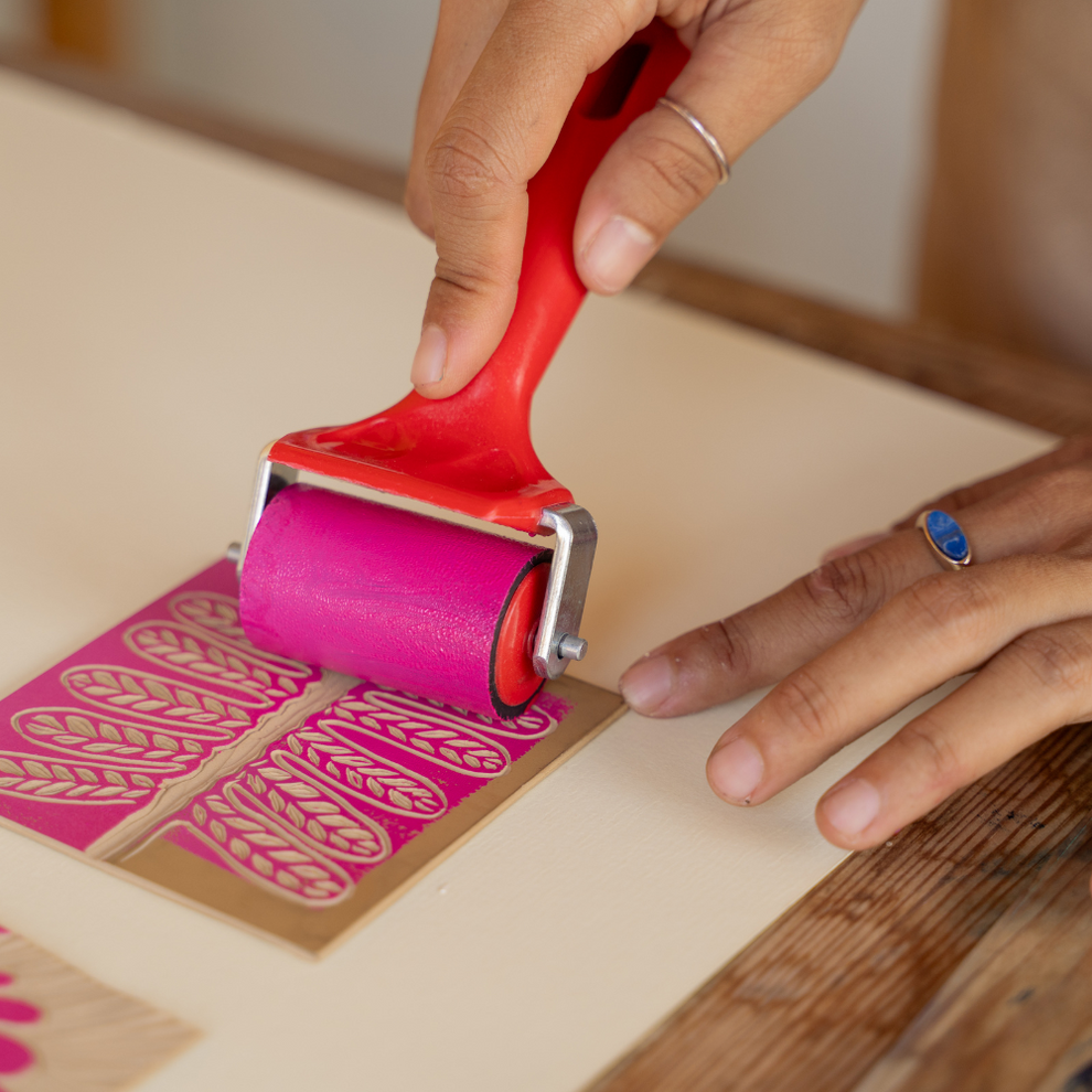 Lino Printing Adult Workshop in Warwick | Artworks UK